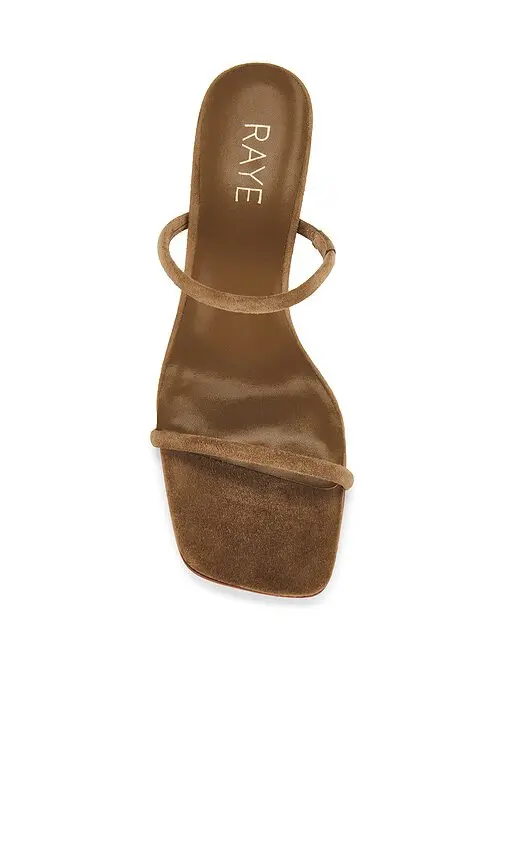 Raye Katie Suede Sandal - Tan