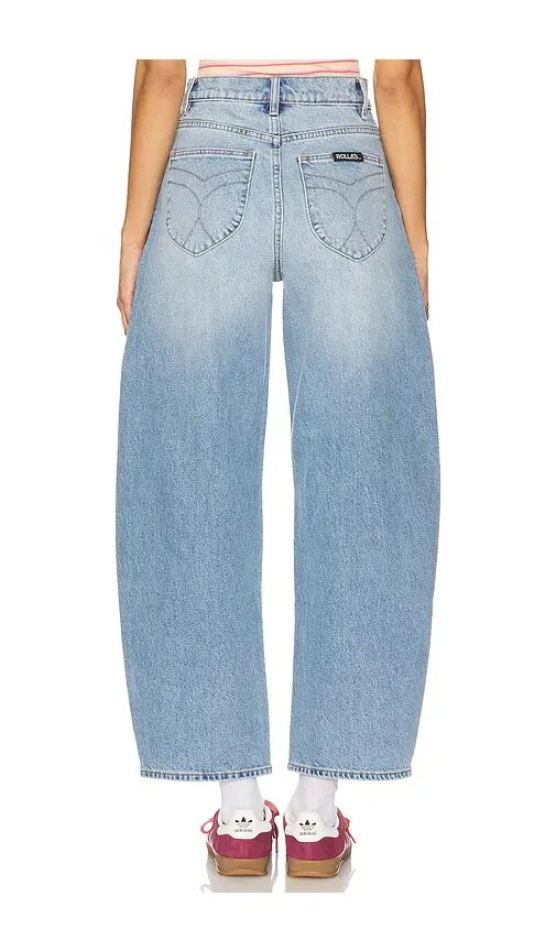 Rolla's Gigi Barrel Jeans - Blue