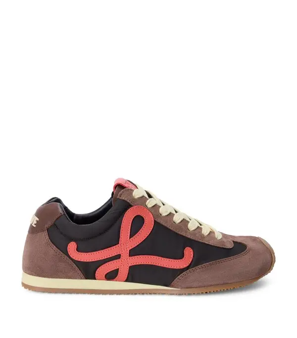 Loewe Leather Ballet Runner 2.0 Sneakers - Brown