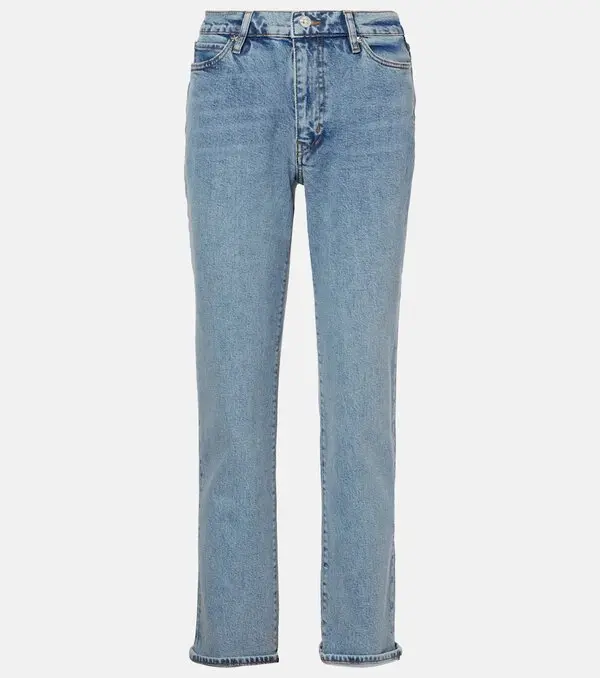 FRAME The Borrowed Straight Jeans - Blue