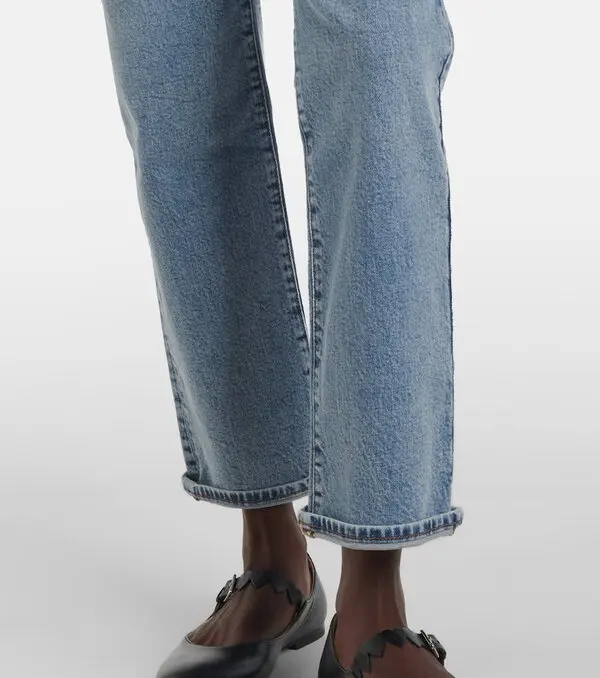 FRAME The Borrowed Straight Jeans
