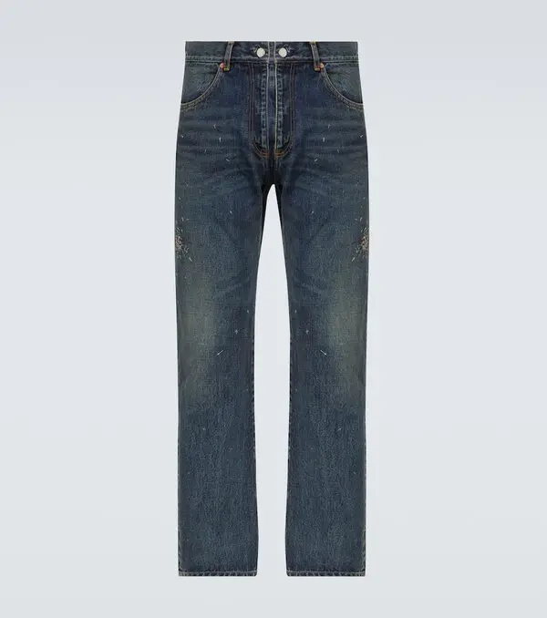 Undercover Painter Straight Leg Jeans - Blue