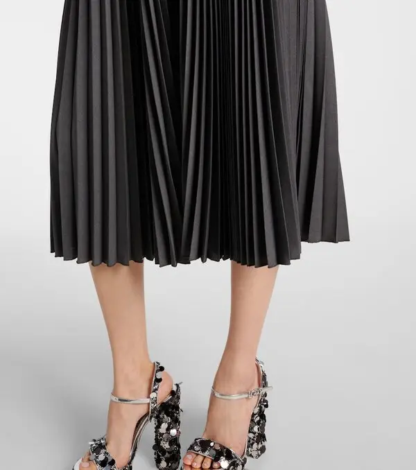 Dolce & Gabbana Pleated Midi Skirt