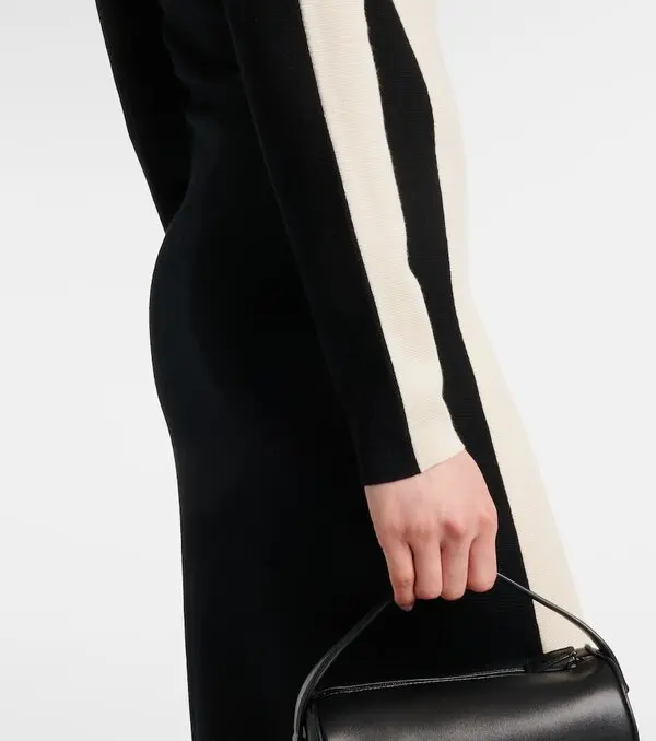 JOSEPH Knitted Wool And Silk Maxi Dress