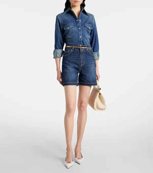 Dolce & Gabbana High-rise Denim Shorts