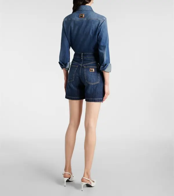 Dolce & Gabbana High-rise Denim Shorts