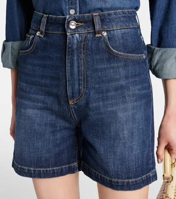 Dolce & Gabbana High-rise Denim Shorts