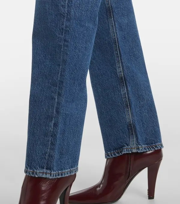 AGOLDE 90's Pinch Waist Long High-rise Straight Jeans