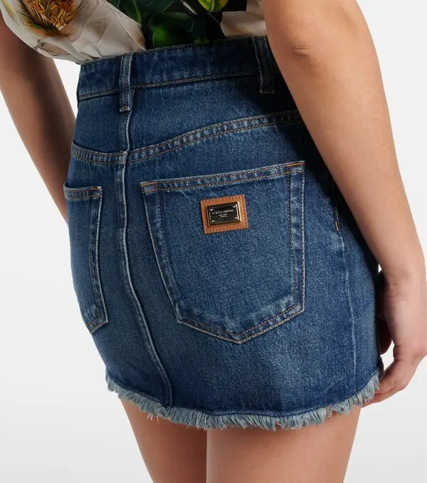 Dolce & Gabbana Denim Miniskirt