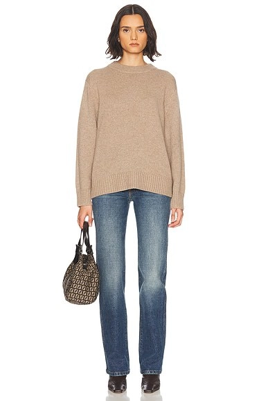 Jenni Kayne Cashmere Oversized Crewneck Sweater