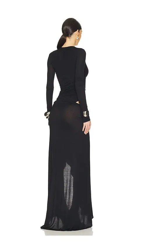 Attico Long Sleeve Gown