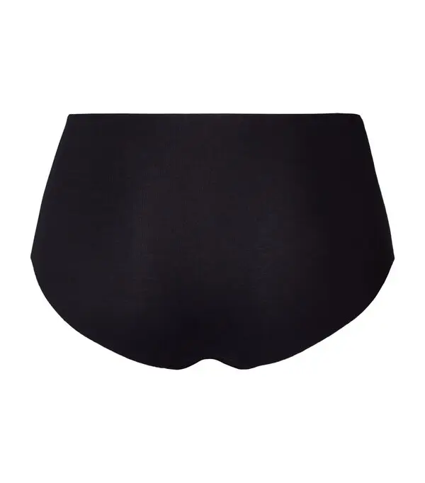 Hanro Invisible Cotton Maxi Briefs - Black