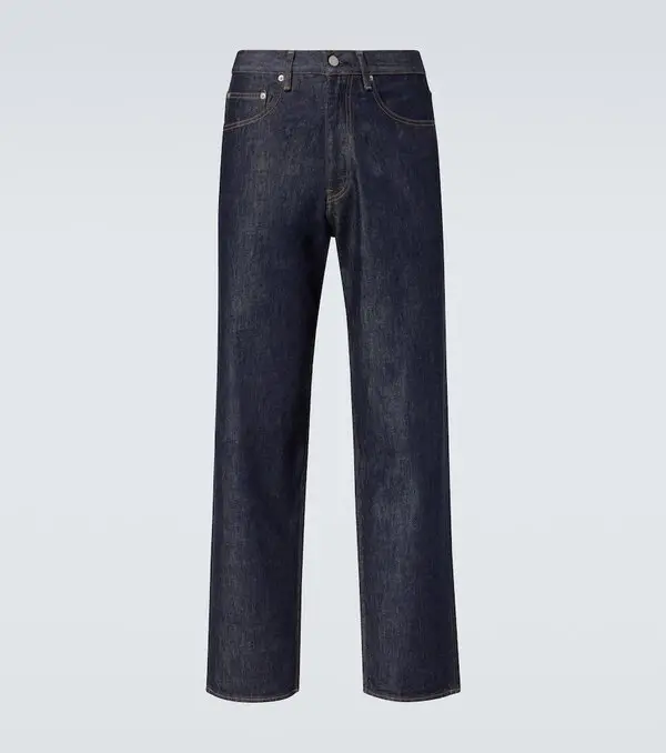 Auralee Hard Twist Wide-leg Jeans - Blue