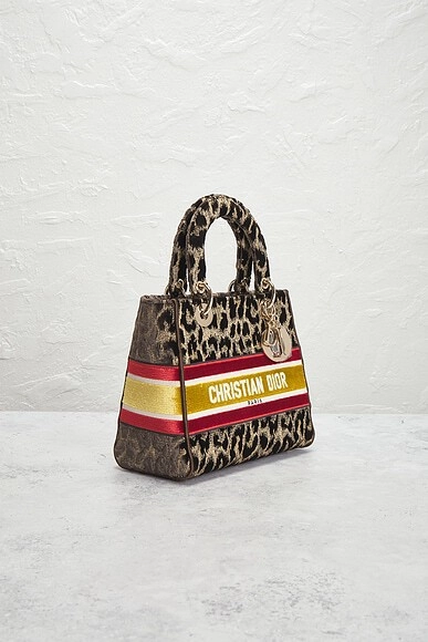 Dior Lady D-lite Handbag - Brown