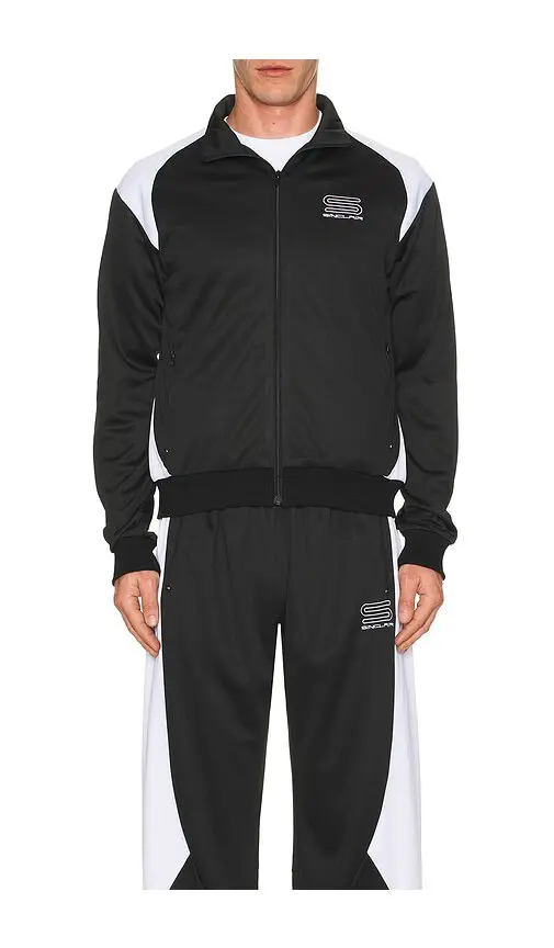 SINCLAIR GLOBAL Tech Logo Track Jacket In . Also