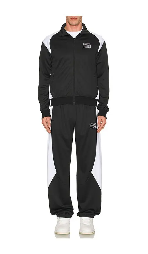 SINCLAIR GLOBAL Tech Logo Track Jacket In . Also