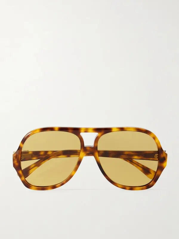 Chloé Salomé Aviator-style Sunglasses - Tortoiseshell