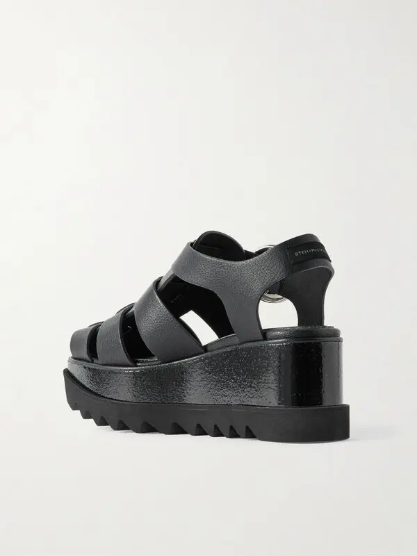 Stella McCartney Elyse Recycled Wedge Sandals