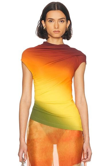 Monse Off Shoulder Jersey Top