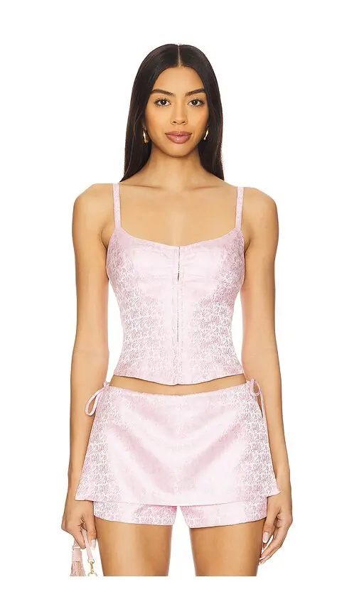 Amanda Uprichard Deserae Top - Pink