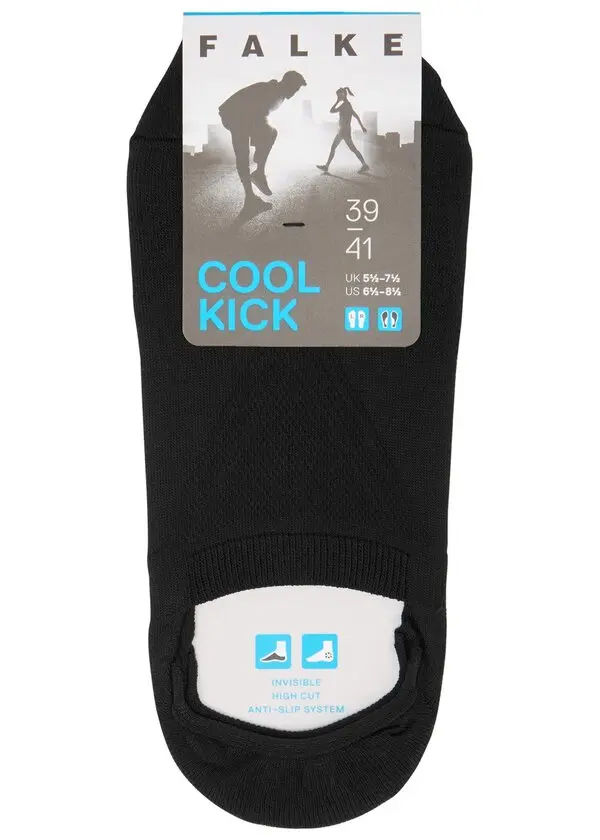 Falke Cool Kick Jersey Trainer Socks - Black
