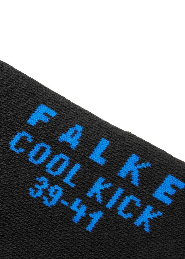 Falke Cool Kick Jersey Trainer Socks - Black