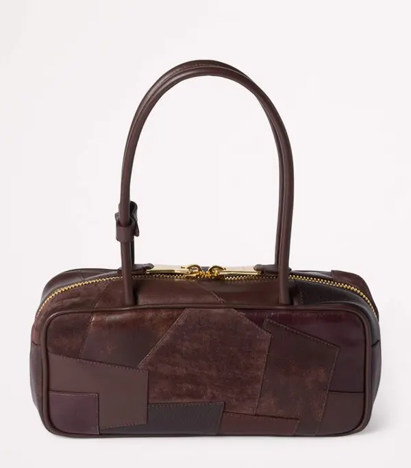 Miu Miu Leather Beau Patchwork Top-handle Bag