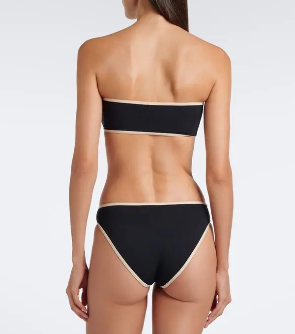 TOTEME Jersey Bikini Bottoms - Black