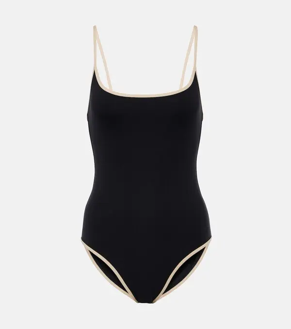 TOTEME Scoop Neck One-piece Swimsuit - Black