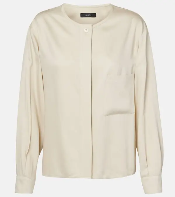 JOSEPH Vega Overshirt In Quail