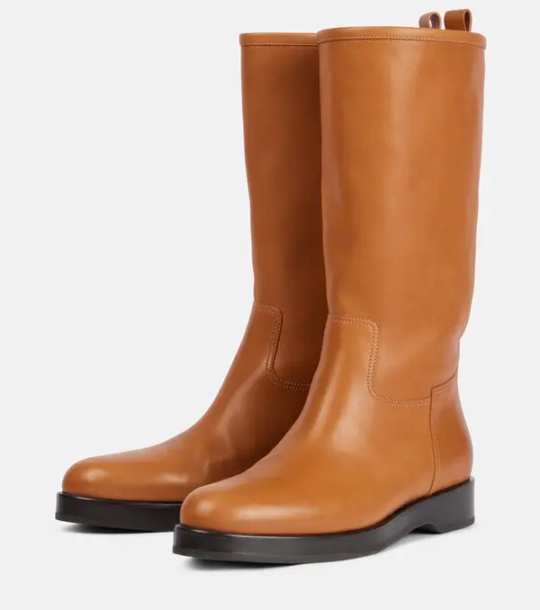 Loro Piana John Leather Boots