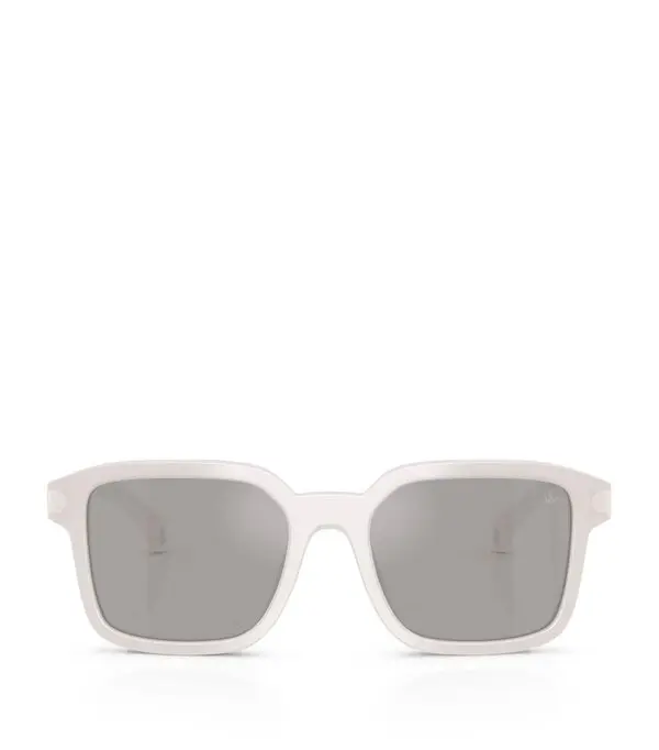 Moncler Acetate Square Frame Sunglasses - Grey