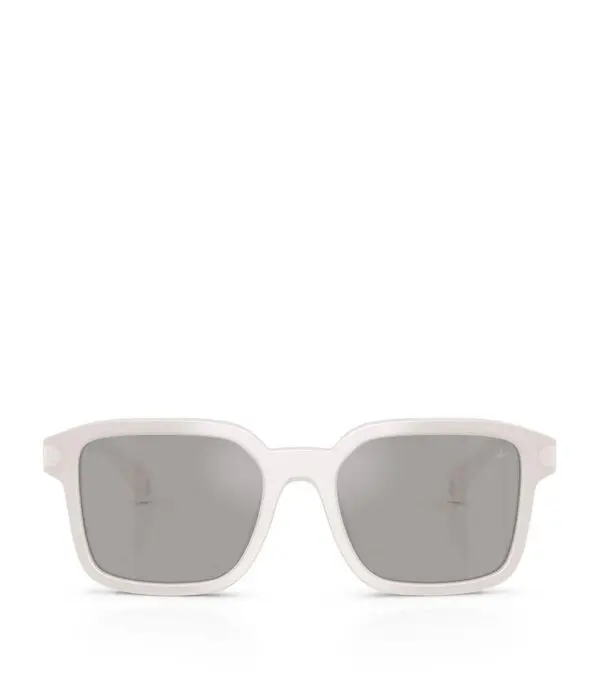 Moncler Acetate Square Frame Sunglasses - Grey