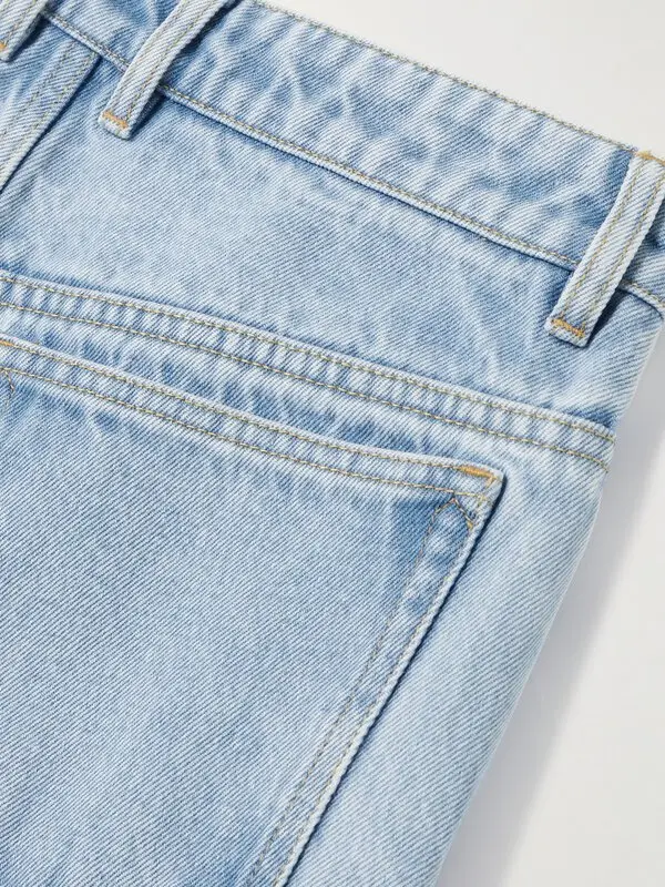 Rabanne Embellished High-rise Wide-leg Jeans