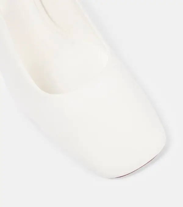 Dries Van Noten Leather Slingback Wedges