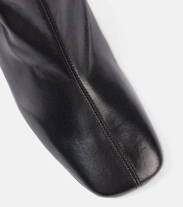 Dries Van Noten Leather Ankle Boots