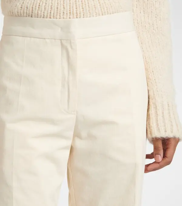 JIL SANDER Cropped Straight Pants