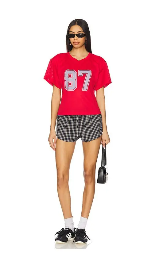 LOVERS AND FRIENDS Cropped Jersey Top