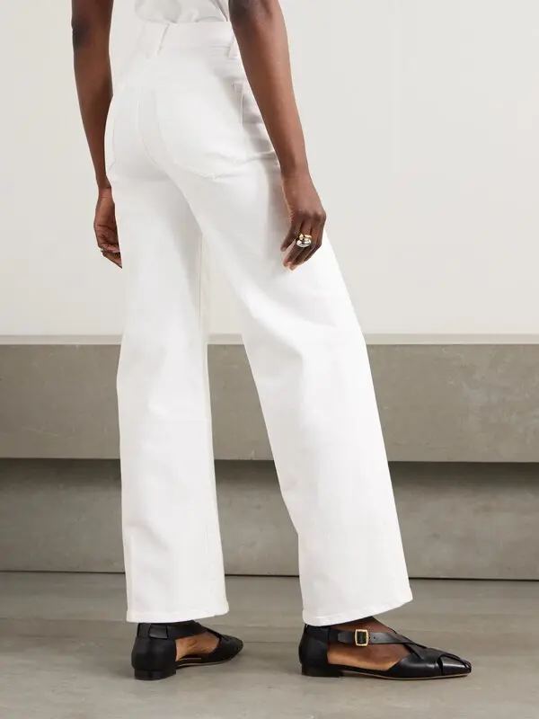 FRAME Le Slim Palazzo High-rise Wide-leg Jeans