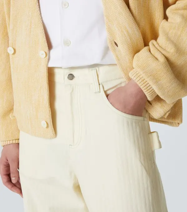 BODE Cotton Straight Leg Pants