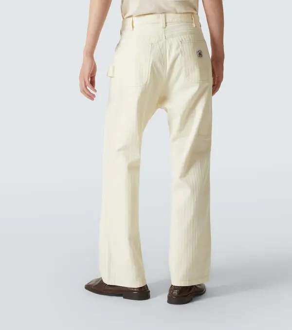 BODE Cotton Straight Leg Pants
