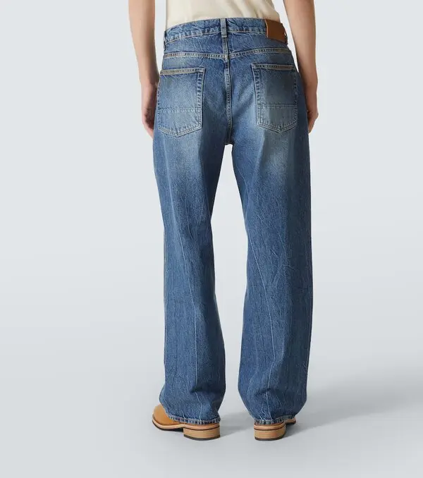 Our Legacy Third Cut Distressed Wide-leg Jeans