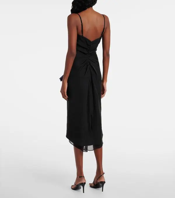 JACQUES WEI Embellished Maxi Dress