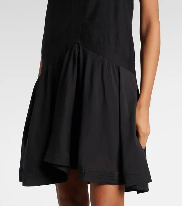 MARANT ETOILE Danielle Cotton-blend Mini Dress