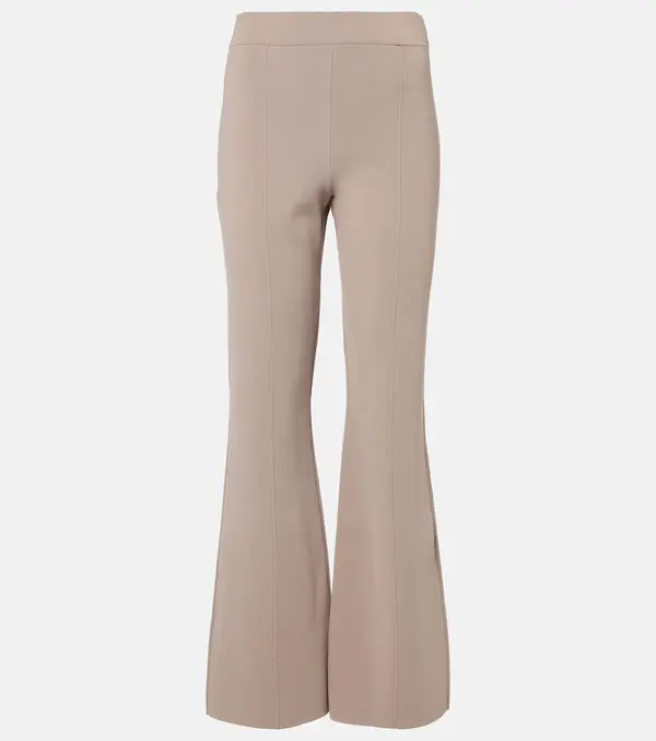 JOSEPH Milano High-rise Flared Pants - Beige