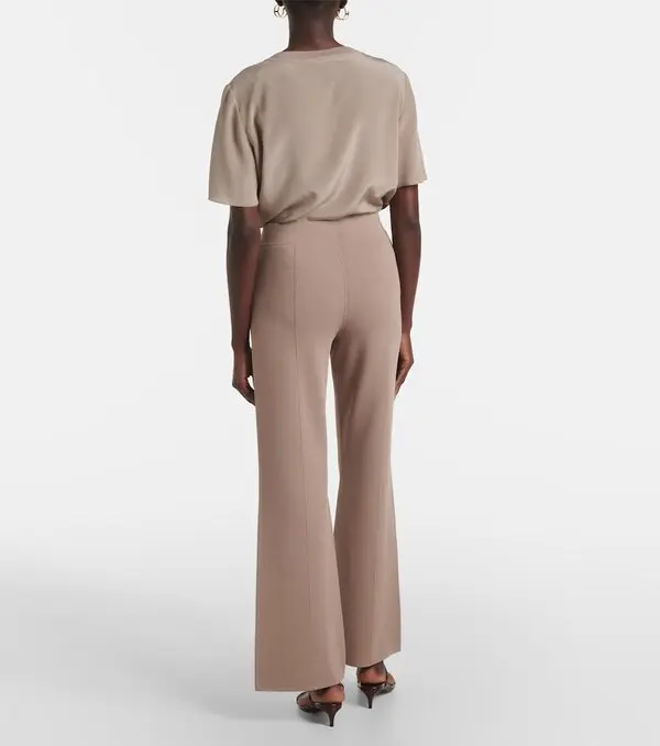 JOSEPH Milano High-rise Flared Pants - Beige