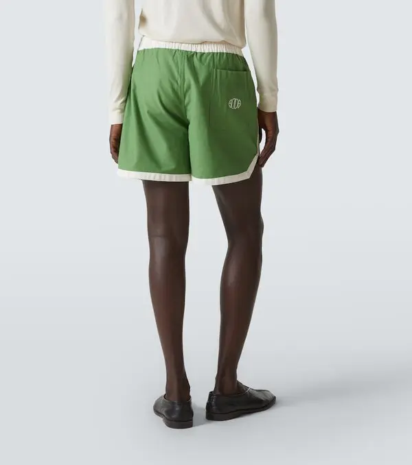 BODE Appliqué Cotton Shorts