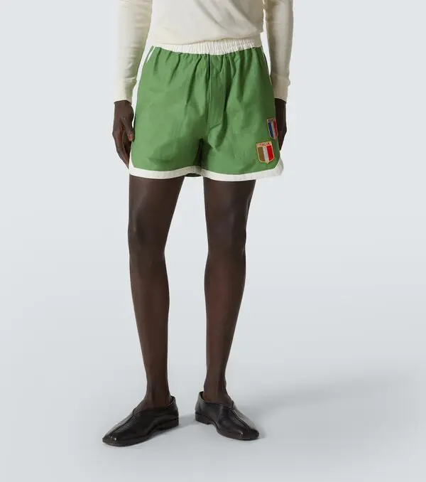 BODE Appliqué Cotton Shorts