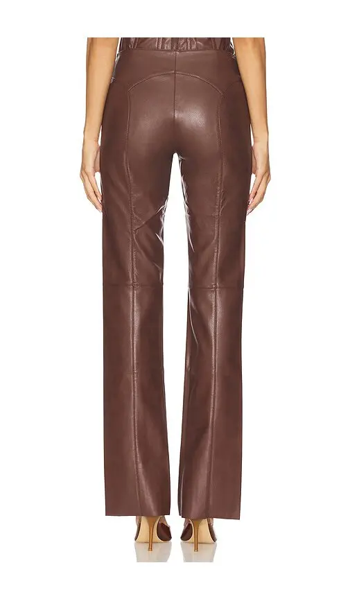 Miaou Element Faux Leather Trousers