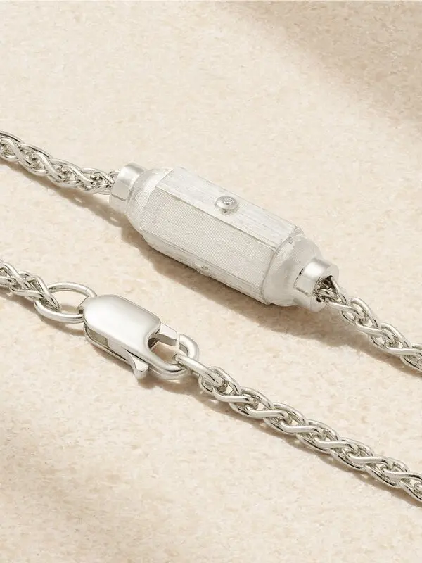 MARIE LICHTENBERG 18-karat White Gold Diamond Bracelet